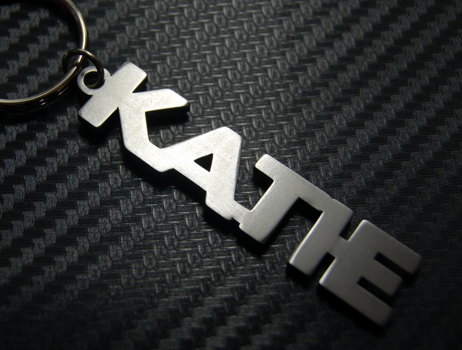 KATIE Keyring Keychain Key Fob Stainless Steel Name Gift | eBay UK