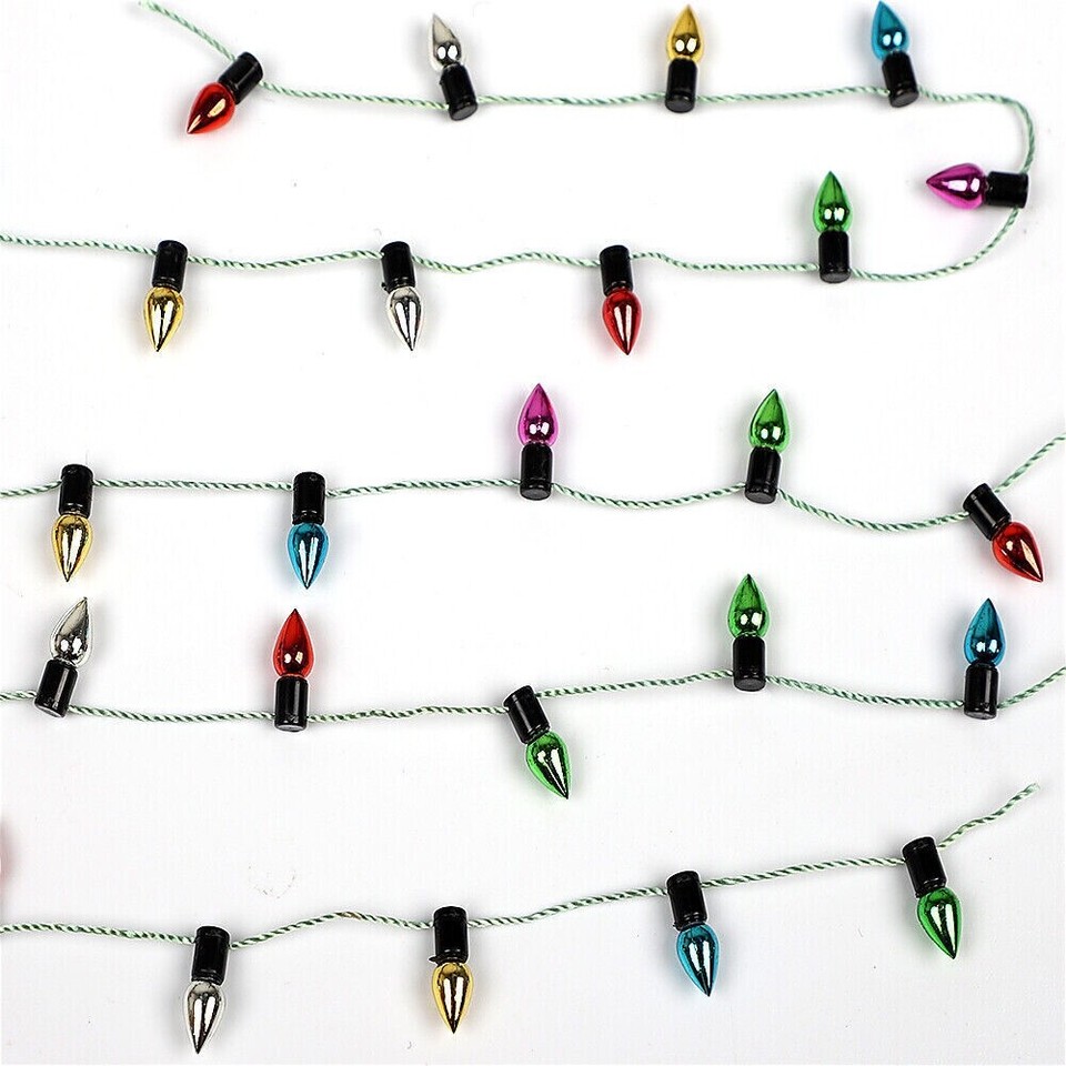 Christmas Fairy Light Trim Faux Mini Bulb 5M Garland Craft ...