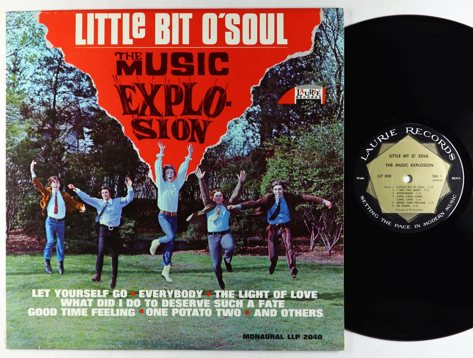 Music Explosion - Little Bit O'Soul LP - Laurie 1st Press Mono VG+ | eBay