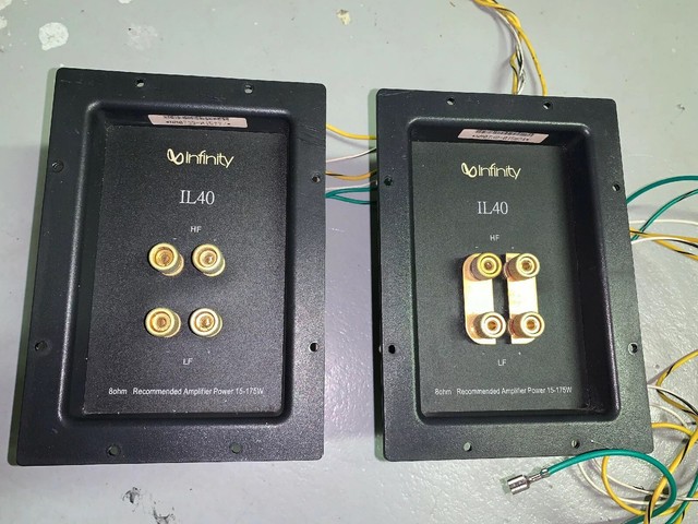 Infinity Interlude IL40 Floorstanding Stereo Speakers Black IL 40 for ...