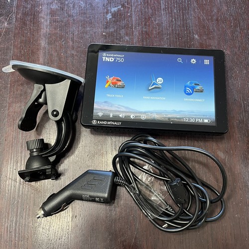 Rand McNally TND 750 7" Truck GPS Navigator Black + Accessories ...