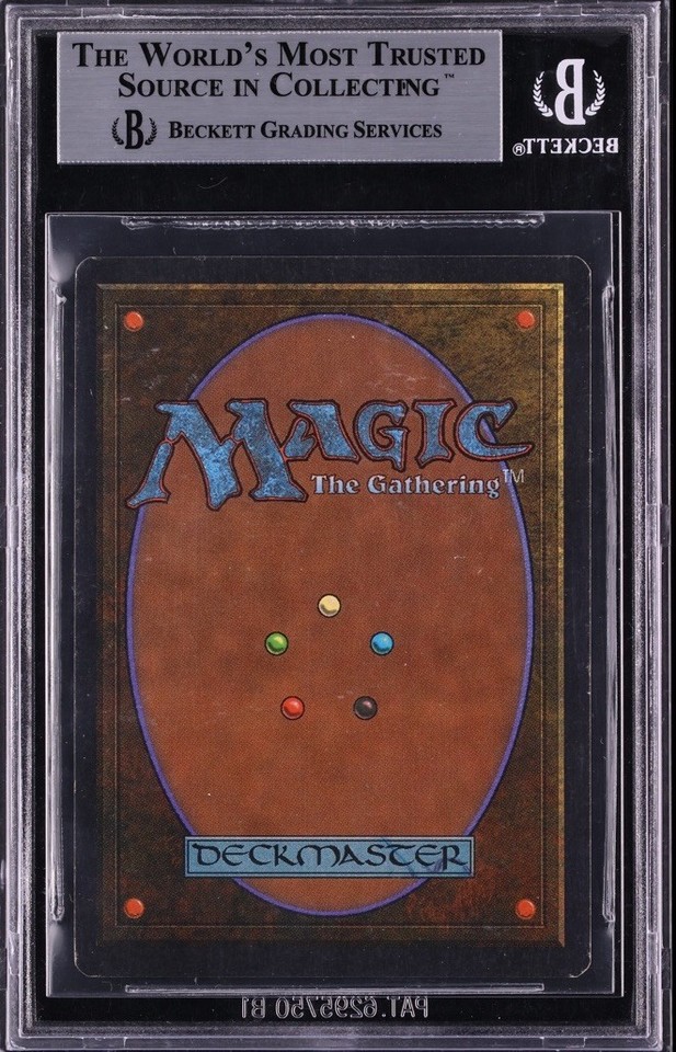 1993 Magic The Gathering MTG Unlimited Mox Jet BGS 8.5 Power Magic ...