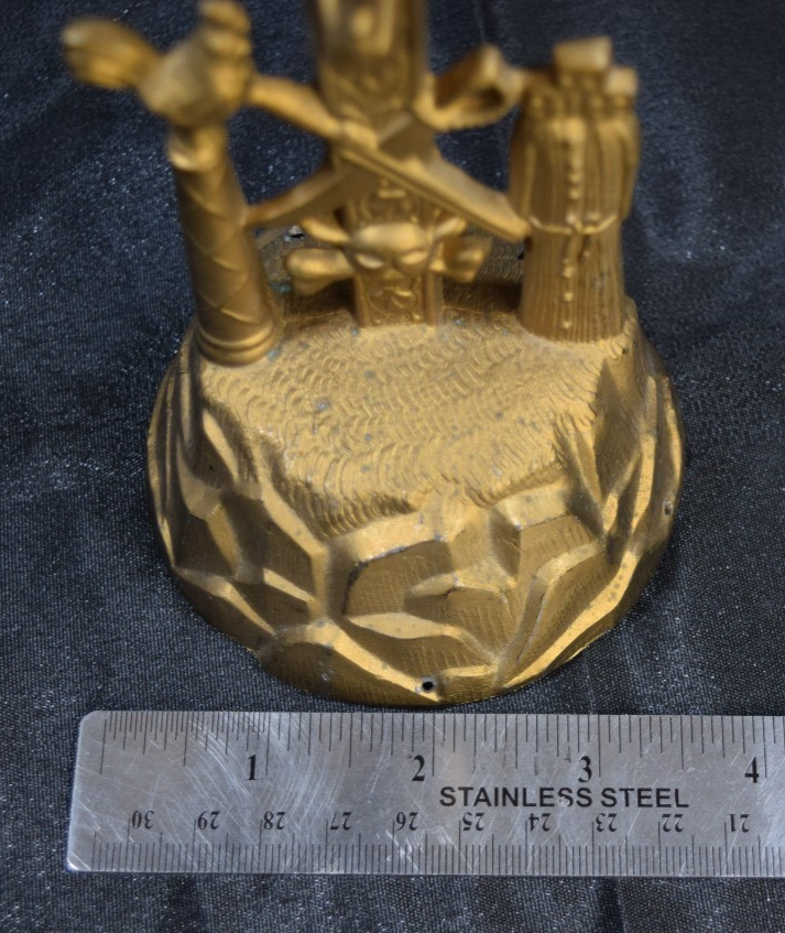 Antique French Arma Christi Ormolu Gilded Brass Cross Crucifix ...