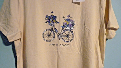 Life is Good PUTTY WHITE BIKE SIZE XL NWT | eBay