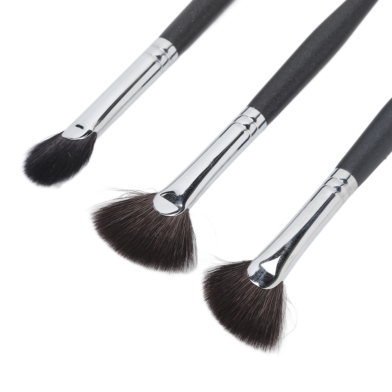 3Pcs Highlighter Brush Soft Hair Fan Shaped Facial Details Shadow ...