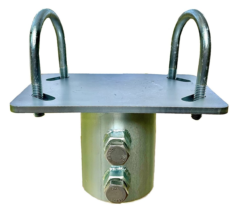 Solar Panel Array Ground Mounting Bracket Top Cap 2" (2 3/8" OD) Pipe ...