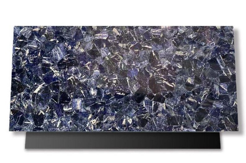 Sodalite Blue Jasper Slabs Marbles Semi-Precious Slab Coffee Table ...