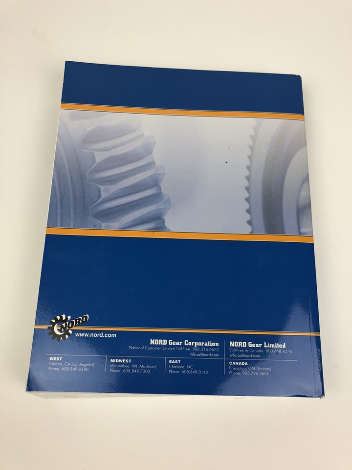 Nord Gear Drive Systems Manual - Constant Speed Drives (Unicase) | eBay