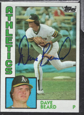 Dave Beard Athletics Autographed 1984 Topps #513 w/COA 010924NPCD29 | eBay