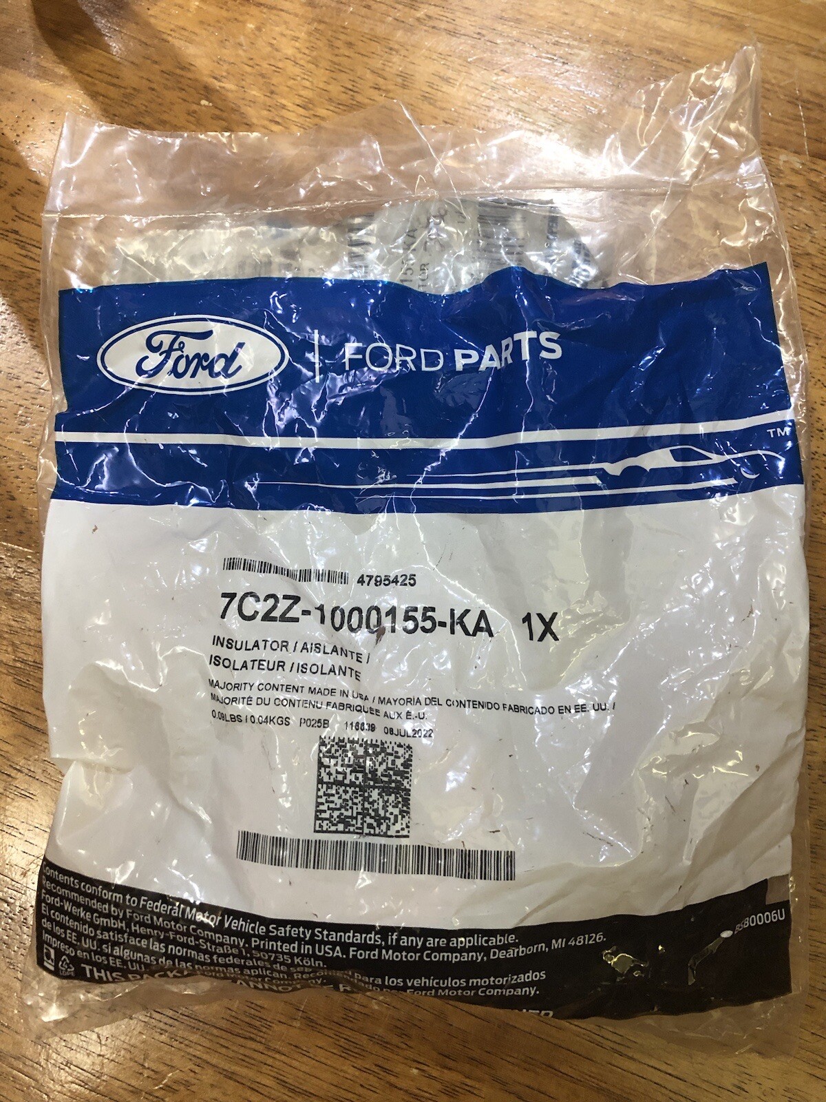 7C2Z-1000155-KA Insulator Genuine Ford Parts | eBay