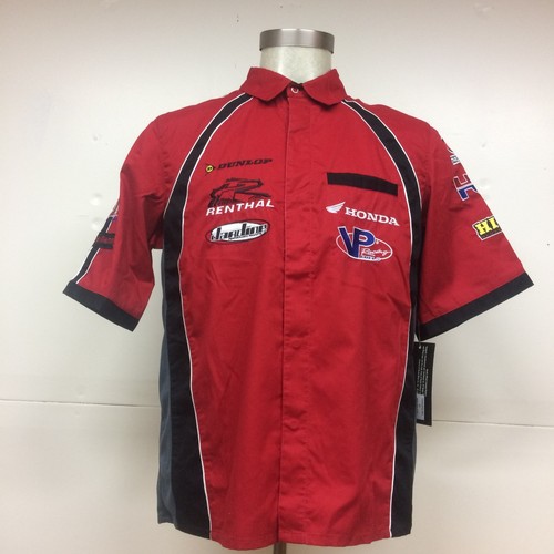 Honda Racing Collage Pit Shirt w/ Front Pocket | eBay