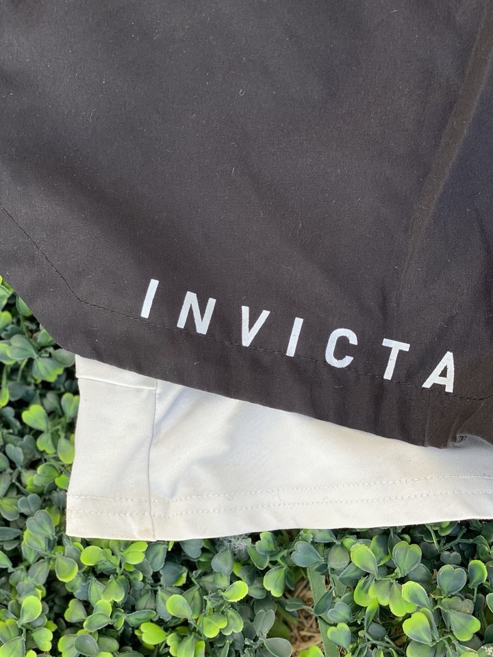 Invicta Men's Kuru Anime X Gym Shorts Black With White Red Under Size ...