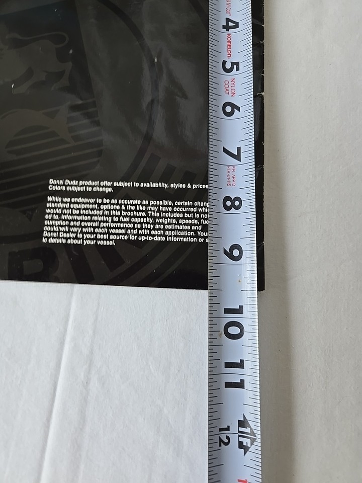 1995 Donzi Boat offshore Brochure The Donzi Legend RARE | eBay