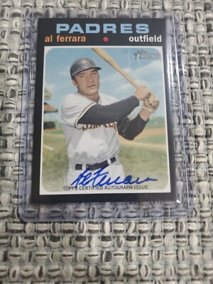 2020 Topps Heritage - Real One Autographs #ROA-AF Al Ferrara (AU) | eBay