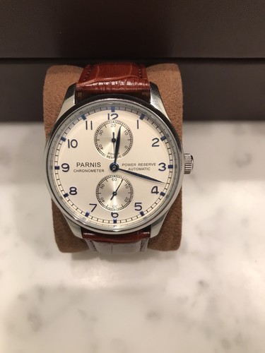 Parnis Chronometer Watch 43mm Case Power Reserve | eBay