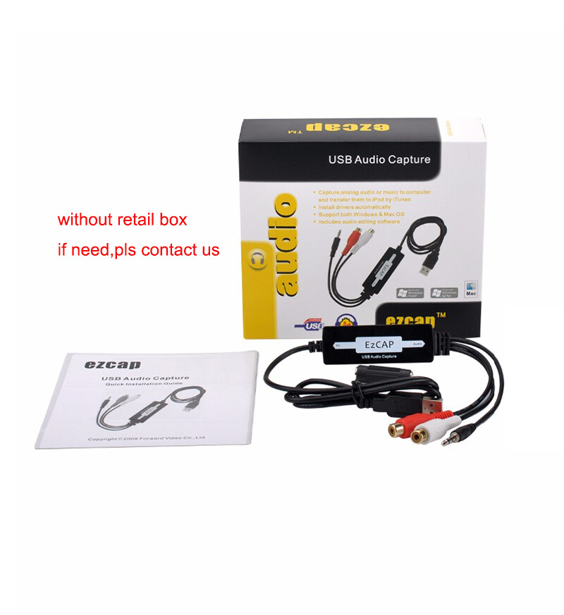 Turntable Vinyl LP Cassette To CD MP3 WAV Converter USB Audio Capture ...