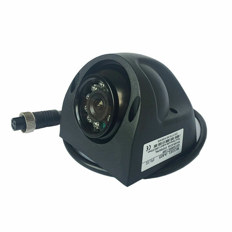 4Pin Night Vision 9LED Car Side Rear View Reverse Backup Camera For RV ...