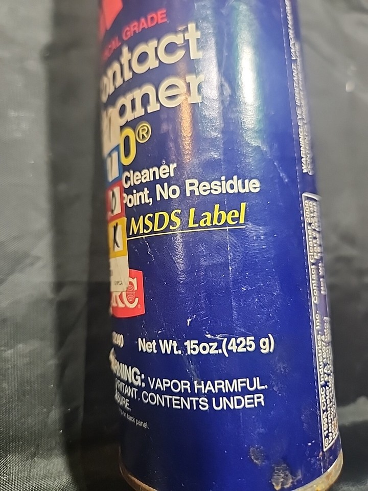 Vintage Crc 02130 Electrical Grade Qd Contact Cleaner, Aerosol Can, 15 ...