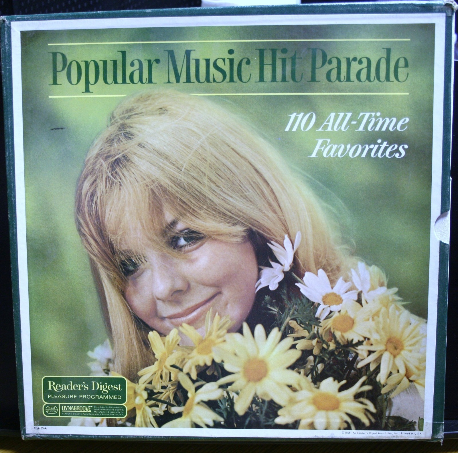 9 RECORD ALBUM BOX SET POPULAR MUSIC HIT PARADE 110 ALL TIME FAVORITES ...