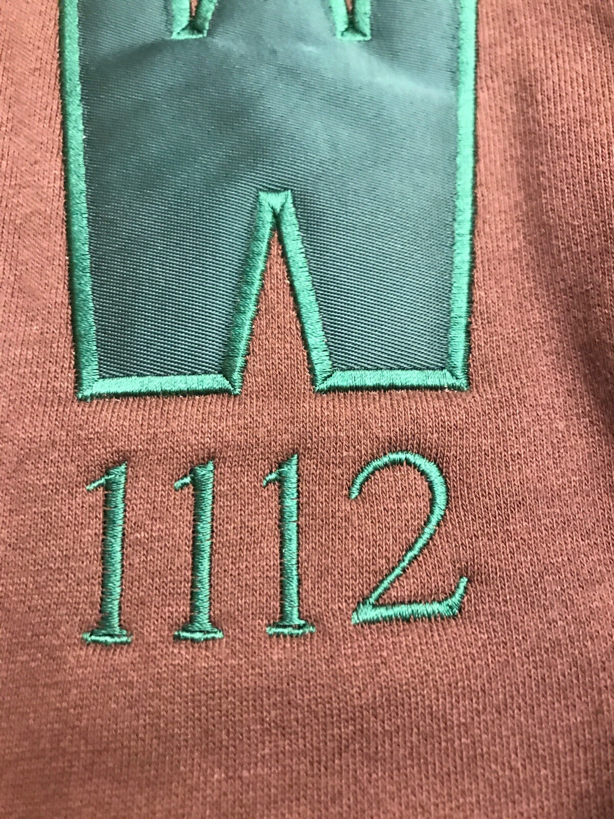 UAW LOCAL 1112 Hooded Sweatshirt By AKWA Classic MEDIUM Brown W ...