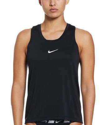 Nike Swim Women's Essential Tank Top Cover Up Black | eBay