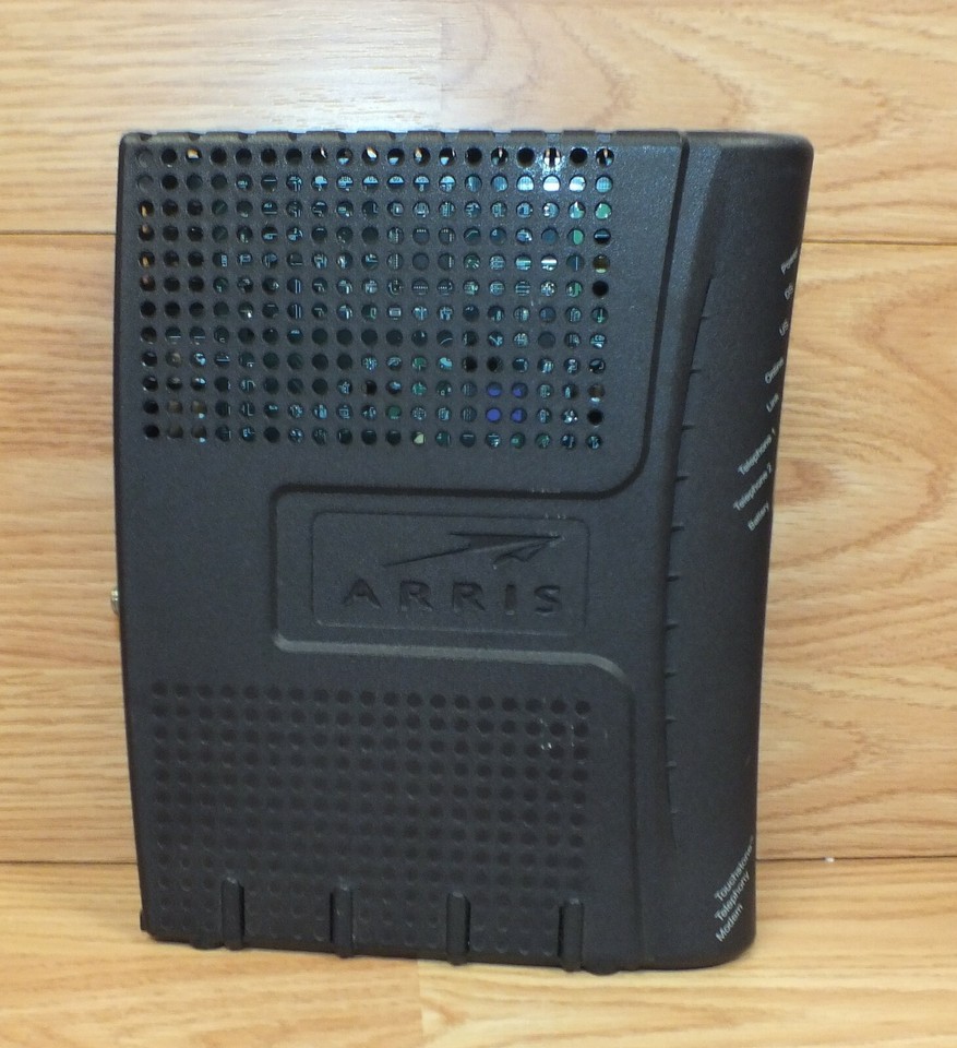 ARRIS Touchstone Telephoney Cable Modem TM502G W/ AC Power Cable **READ ...
