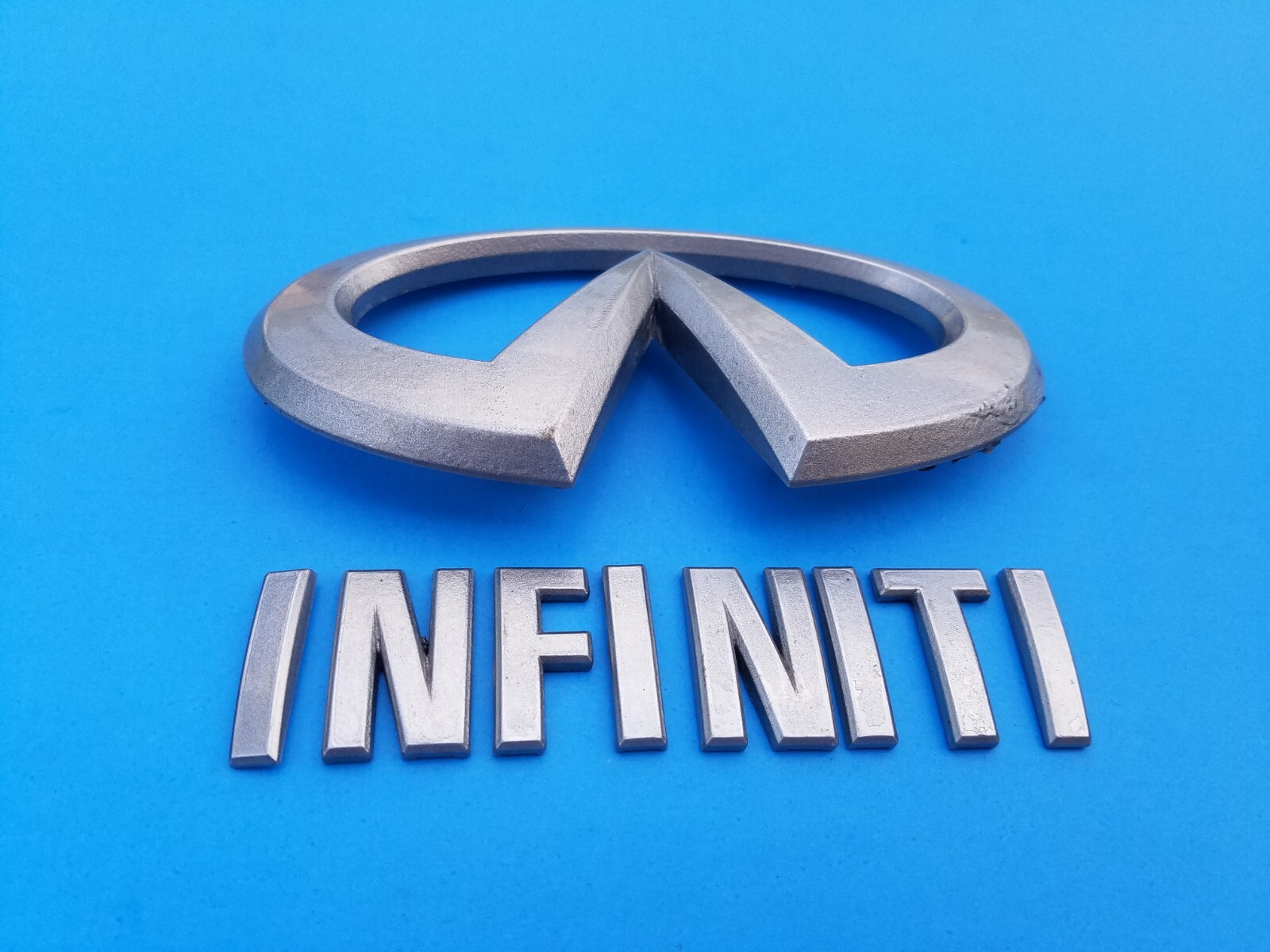 03 04 05 06 INFINITI G35 SEDAN REAR TRUNK LID EMBLEM LOGO BADGE SET OEM ...
