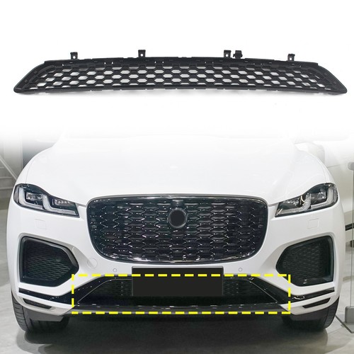 T4A6257 Front Bumper Grille-Lower Grill Black Fit For Jaguar F-Pace ...