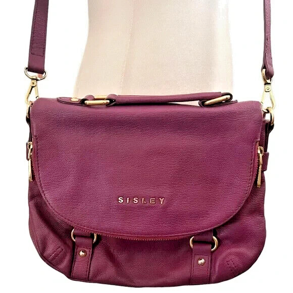 Sisley Vintage Cross Body Purse Purple | eBay
