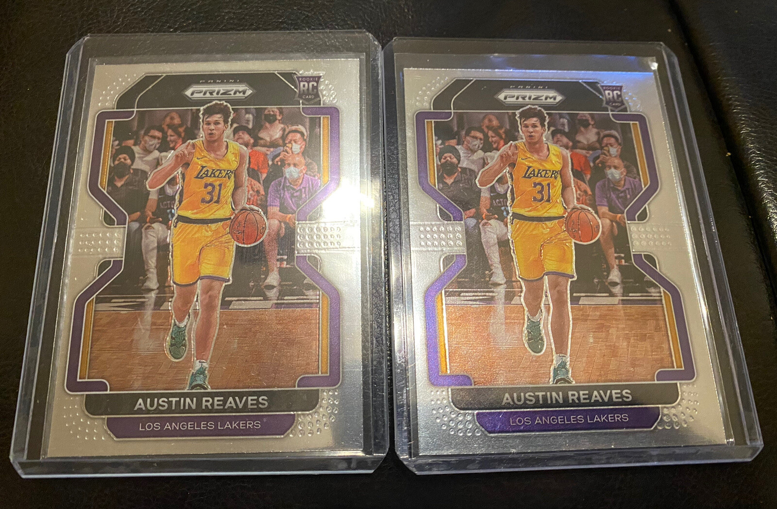 2021-22 Panini Prizm Austin Reeves RC Prizm Rookie Los Angeles Lakers ...
