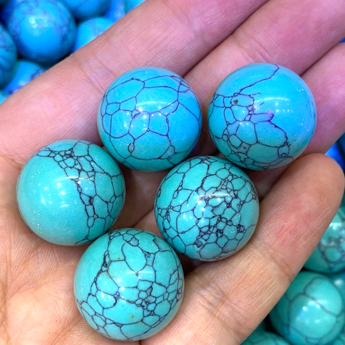 5pcs top Natural turquoise quartz sphere crystal ball reiki healing ...