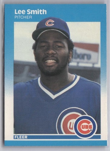 1987 Fleer Baseball Card #574 Lee Smith HOF | eBay