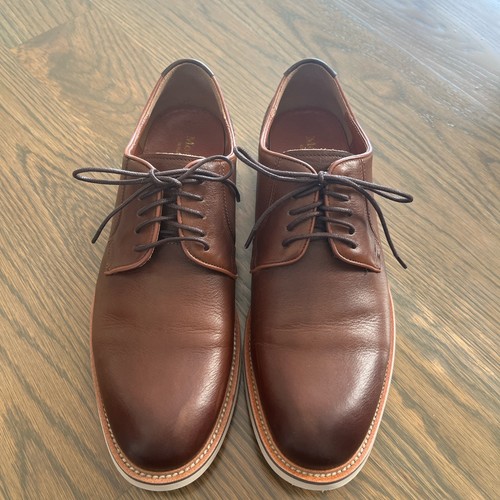 Moretti Gold Label Men’s Dress Shoes Brown Size 8.5 D in Original Box w ...