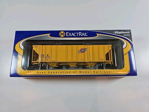 ExactRail HO platinum Chicago & North Western P-S 4427 Grain Hopper ...