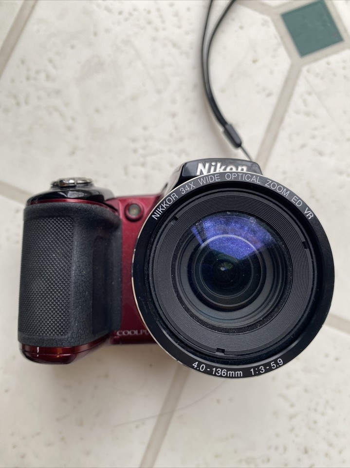 Nikon Coolpix L830 16 MP Digital Camera, 34x Zoom Lens, Full 1080p HD ...