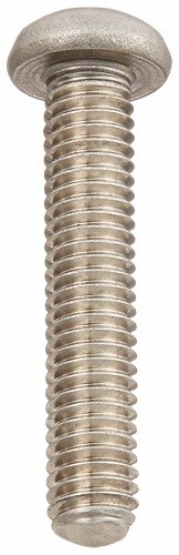 50 Pack 18-8 Stainless Steel Machine Screw Plain Finish Round Head | eBay