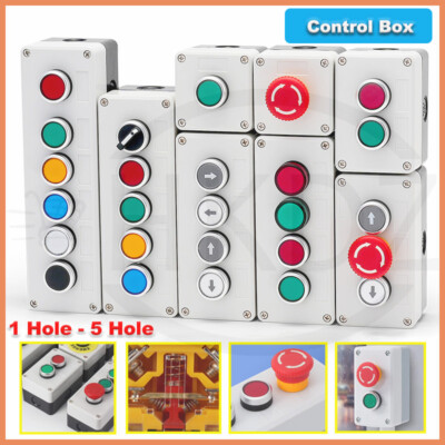 Emergency Stop Button Switch Control Box Start Stop Pushbutton Switch 1 ...