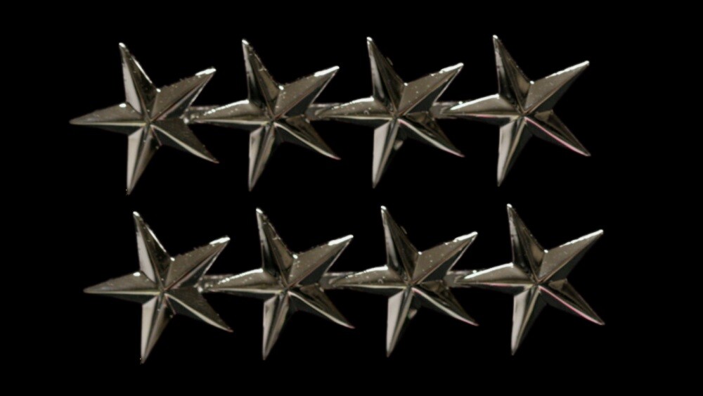 TWO XL 4 STAR ADMIRAL COAT JACKET RANK PIN UP US NAVY FLAG OFFICER O10 ...