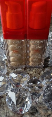 Lot Of 2 Revlon Age Defying With DNA ADVANTAGE Cream Makeup # 20 SOFT ...