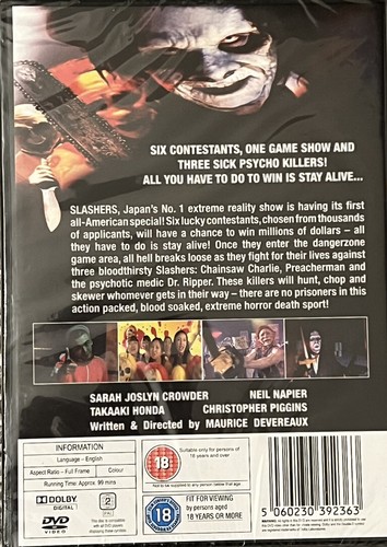 Slashers Sarah Joslyn Crowder, Neil Napier, Takaaki Honda New ...