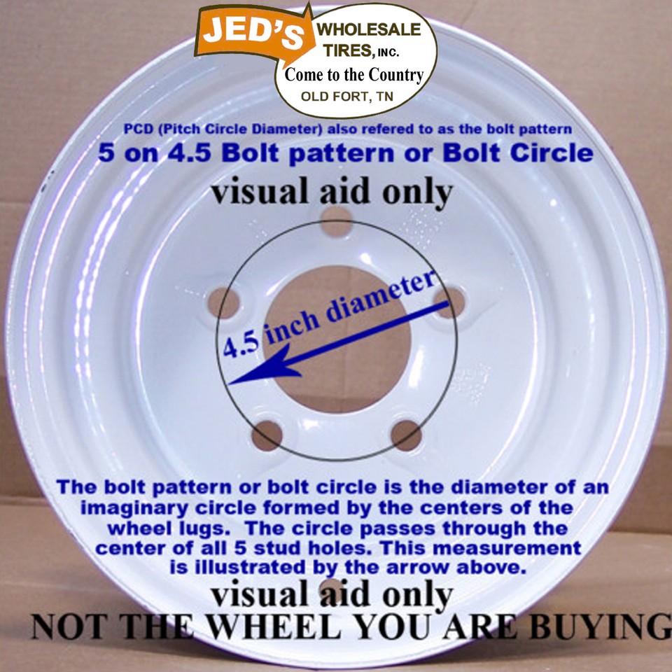 20.5x8.0-10 Pop up Camper Utility Pontoon Boat Trailer Tire Rim Wheel ...