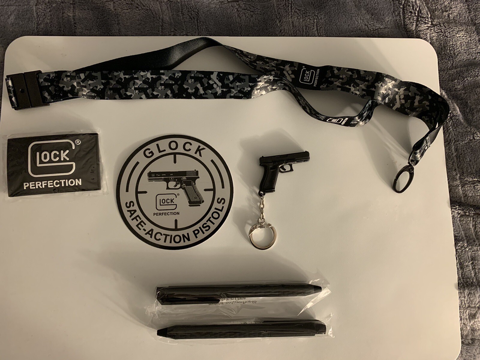 Glock Patch, Sticker, Key Chain, Lanyard, 2 Pens | eBay