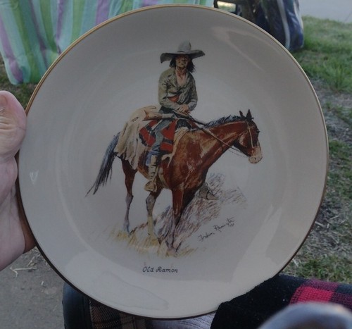 Gorham F. Remington "Old Ramon" Collector Plate, 10-1/2" Dia. American ...