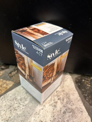 Style Selections Log Rack Brackets Matte Black Finish-4 Count UPC ...