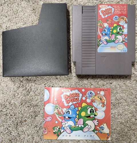 Bubble Bobble NES Nintendo, with player's guide 20588010062 | eBay