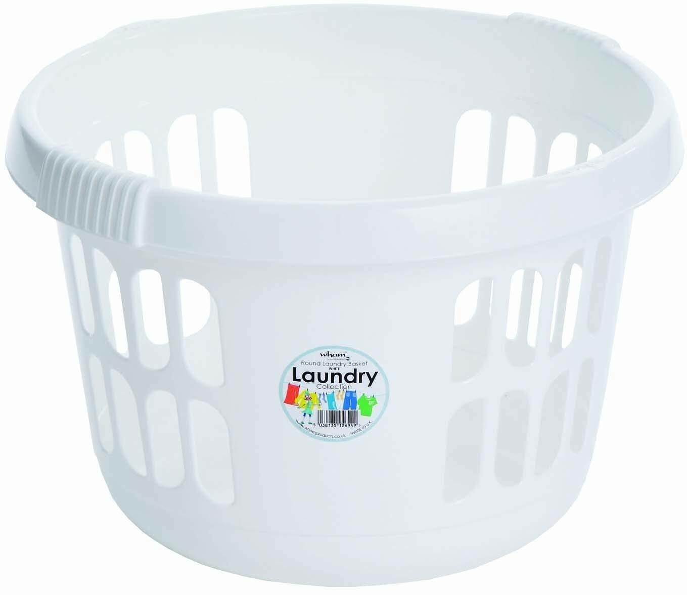 High Grade Plastic Laundry Baskets Washing Clothes Linen Storage Bin ...