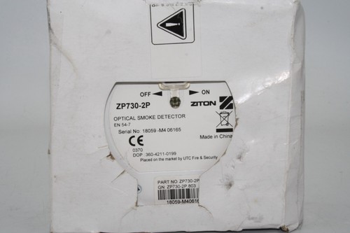 Ziton ZP730-2P Optical Smoke Sensor-Polar White-FREE UK MAINLAND ...