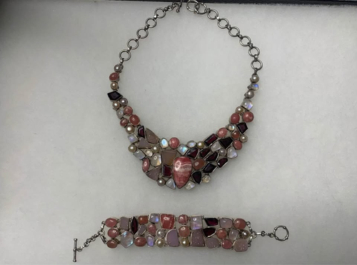 Vintage Jewelry Set- Ultra Rare Antique Sterling Silver Jewelry Set | eBay