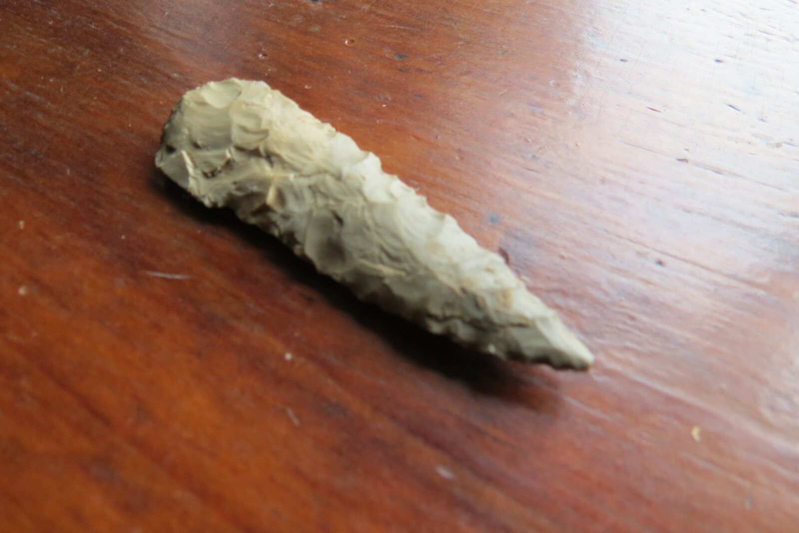 FINE AUTHENTIC TEXAS ROUNDED BASE INDIAN ARROWHEAD POINT SERRATED 2 1/2 ...