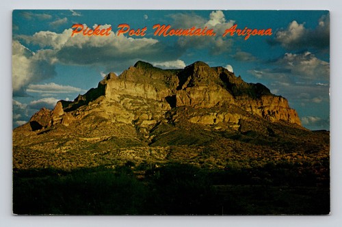 Postcard Picket Post Mountain Near Superior Arizona | eBay